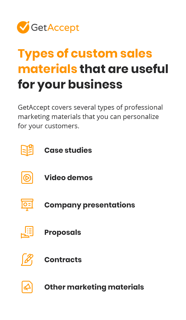 Types & Benefits of Custom Sales Materials | Create Your Own