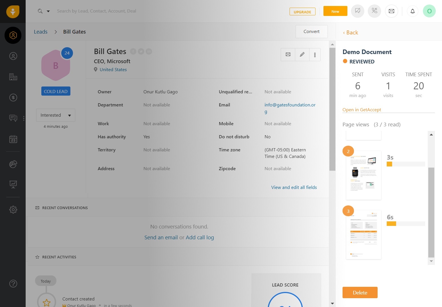 How to Track & E-Sign Your Documents Right Inside Freshsales
