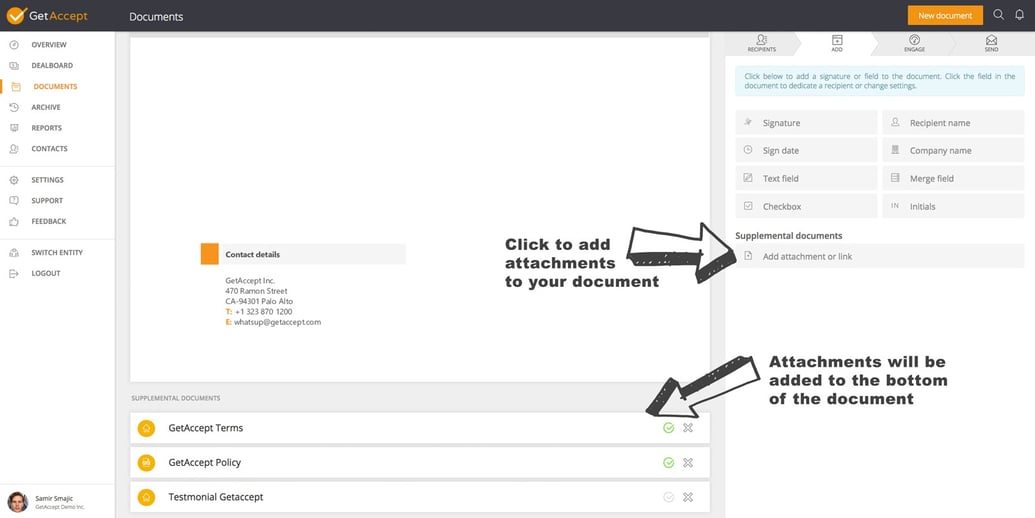 Simplified Document Workflow, Attachments & Video Reminders