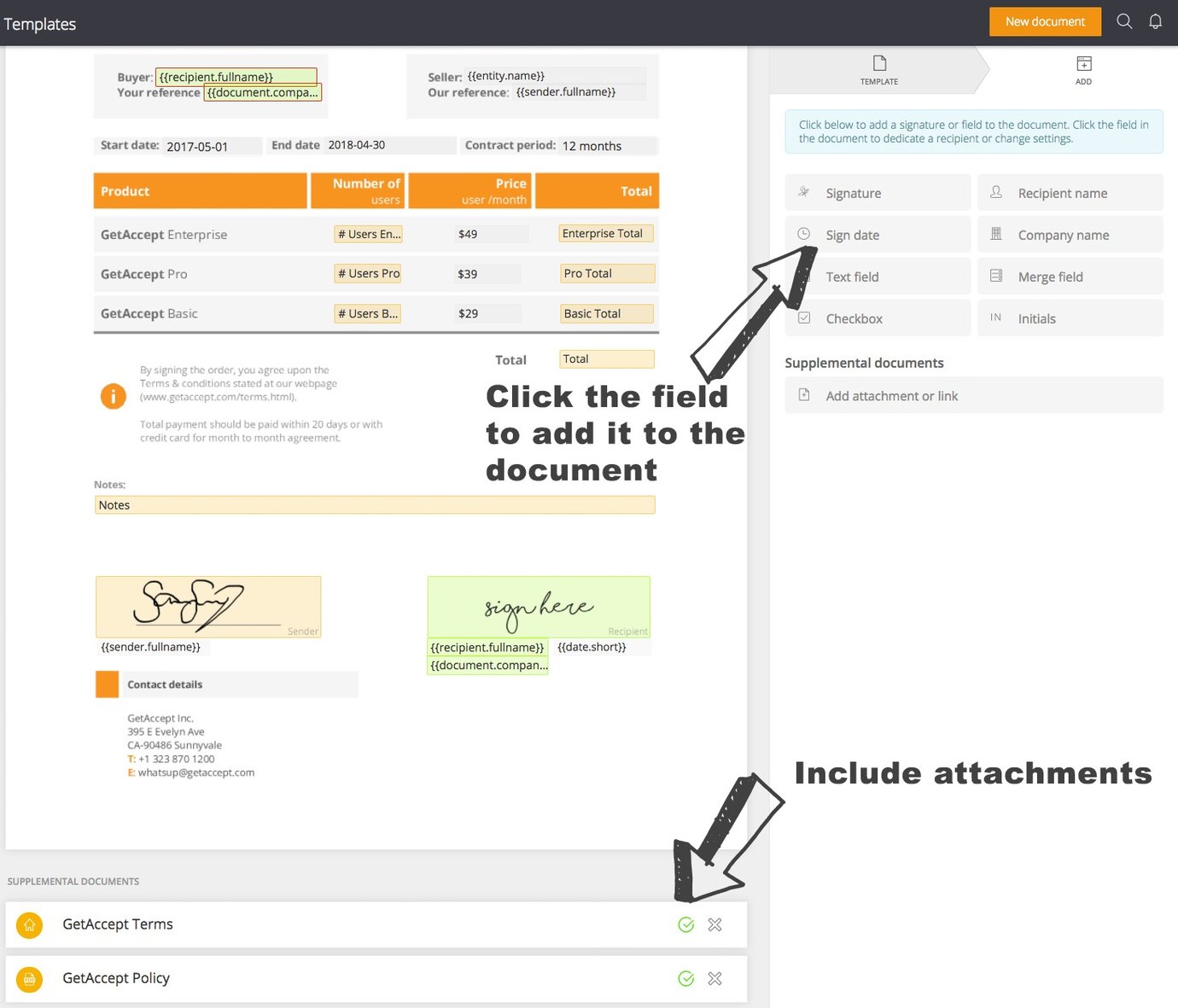 Simplified Document Workflow, Attachments & Video Reminders