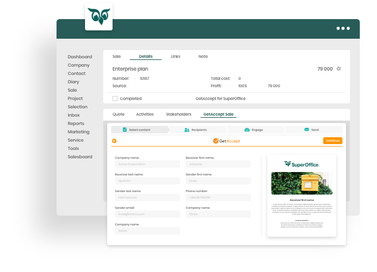 Superoffice Integration Demo | All In One Sales Engagement