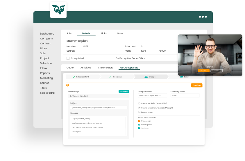 Superoffice Integration Demo | All In One Sales Engagement