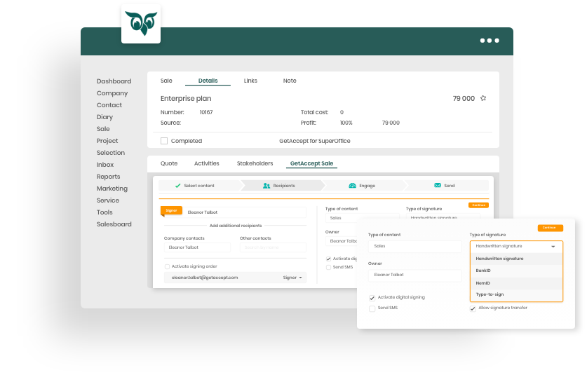 Superoffice Integration Demo | All In One Sales Engagement